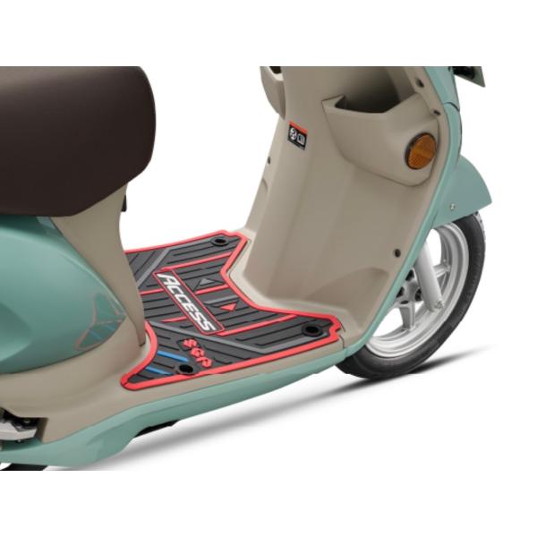 アドレス125（EN11J）用インドスズキ純正 ラバー　フロアマット　ブラック　新品　となります。アドレス125（2025〜）に取付可能です※2023年モデル取付不可。取付はステップボード4か所のボルトを外してから、付属のプラスチックカラー...