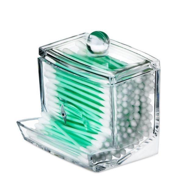 綿棒を収納できるケースです。ユニークなデザインで、底の方から綿棒が出る仕組みになっています。※綿棒は付属しておりません。【サイズについて】画像をご参照下さい。【素材について】プラスチック