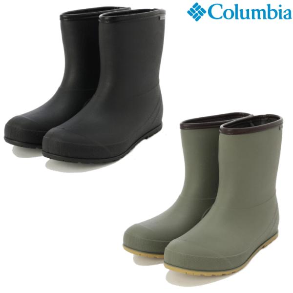 【コロンビアのレインブーツ《ラディリーフ》のショートブーツモデル】防水性に優れた、ラバー素材のショート丈レインブーツ。折りたたんで持ち運びができるほど柔らかく、それでいて自立するほどのちょうど良い硬さもあります。サイドのロゴはリフレクターに...