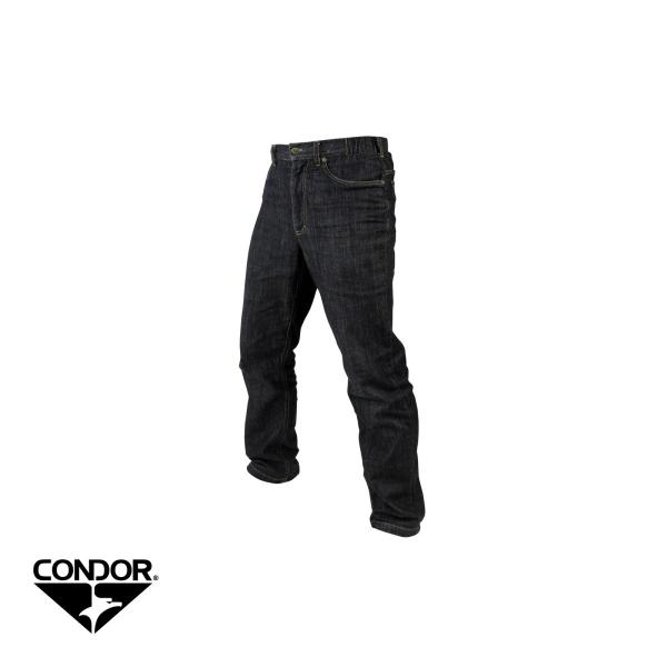 CONDOR CIPHER JEANS BLUE BLACK 101137-03313オンスのステレッチデニムを使用して作られたタクティカルパンツです。バックポケットと重ねてマガジン用のポケットが設けられています。マガジン用ポケットはスマー...