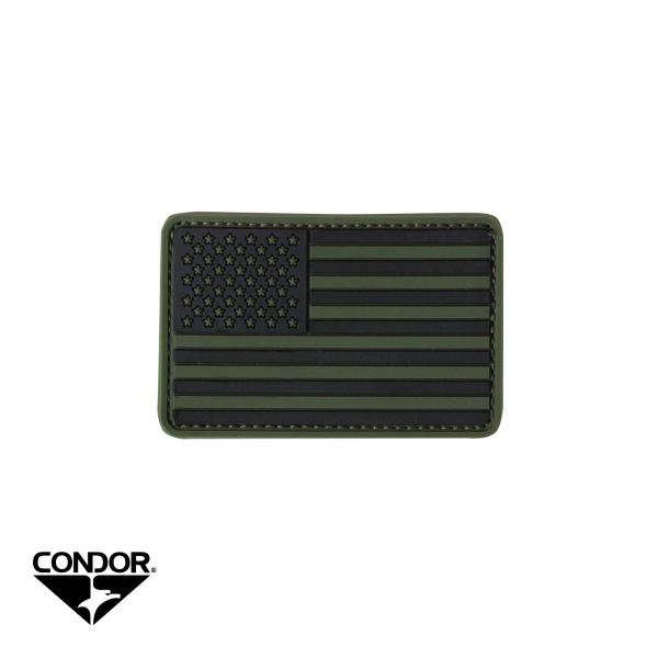 PVC US FLAG PATCH ( 1PCS / PACK ) OLIVE DRAB当店はG&amp;G JAPAN  , CONDOR JAPAN のオフィシャルサポート店だから安心！