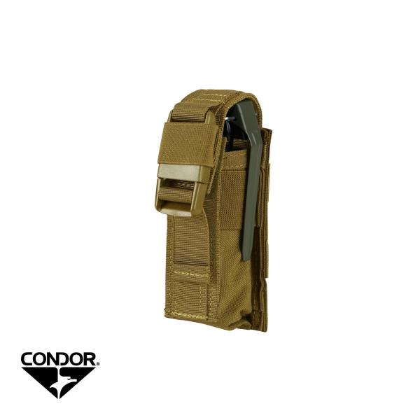 SINGLE FLASHBANG POUCH COYOTE BROWN当店はG&amp;G JAPAN  , CONDOR JAPAN のオフィシャルサポート店だから安心！