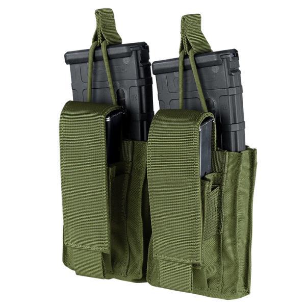 KANGAROO MAG POUCH GEN II DOUBLE【 OLIVE DRAB BLACK RANGER GREEN COYOTE BROWN】このコンドル マガジン ポーチは、AR/M4 マガジンとピストル マガジンの両方を 1...
