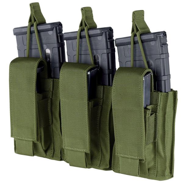 KANGAROO MAG POUCH GEN II TRIPLE【 OLIVE DRAB BLACK COYOTE BROWN】このコンドル マガジン ポーチは、AR/M4 マガジンとピストル マガジンの両方を 1 つの便利なモジュラー ア...