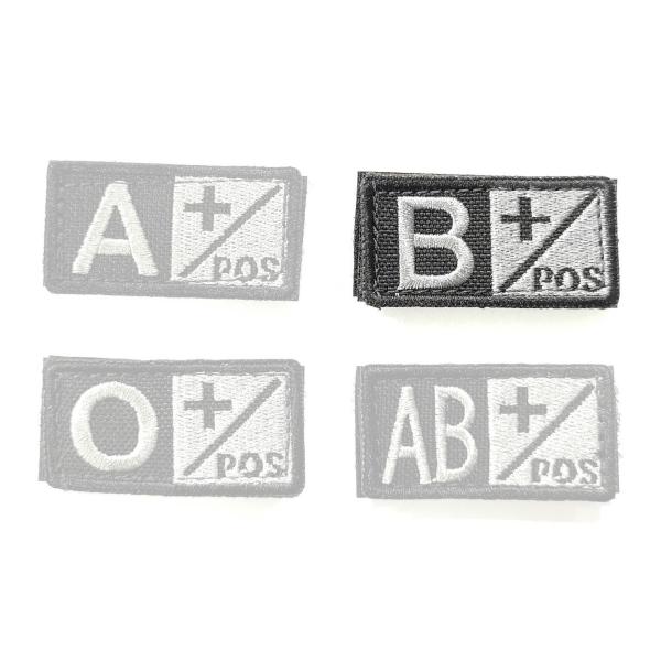 BLOOD TYPE PATCH ( 1PCS / PACK ) B POSITIVE, FOLIAGE / BLACK当店はG&amp;G JAPAN  , CONDOR JAPAN のオフィシャルサポート店だから安心！