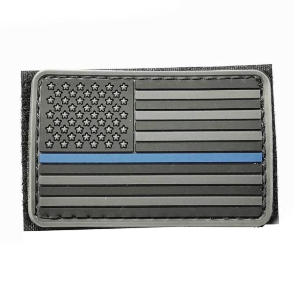 US FLAG PATCH ( 1PCS / PACK ) THIN BLUE LINE縦5cm x 横7.5cm当店はG&amp;G JAPAN  , CONDOR JAPAN のオフィシャルサポート店だから安心！
