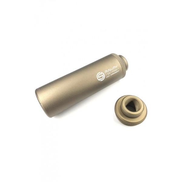 G&amp;G ARMAMENT :SS-100 Mock Suppressor-Desert Tan (14mm CW/CCW) ・フラッシュサプレッサー(スポンジ入り) ・カラー:デザートタン ・ネジタイプ:14mm 逆ネジ/正ネジ(ア...