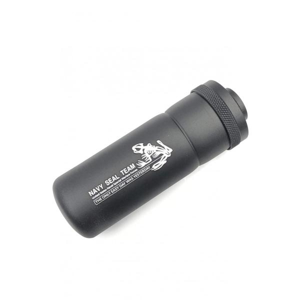 G&amp;G ARMAMENT :Navy Seal Skull Frog Suppressor (14mm CCW) ・フラッシュサプレッサー(スポンジ入り) ・カラー:ブラック ・ネジタイプ:14mm 逆ネジ  ・直径:約36mm 長...