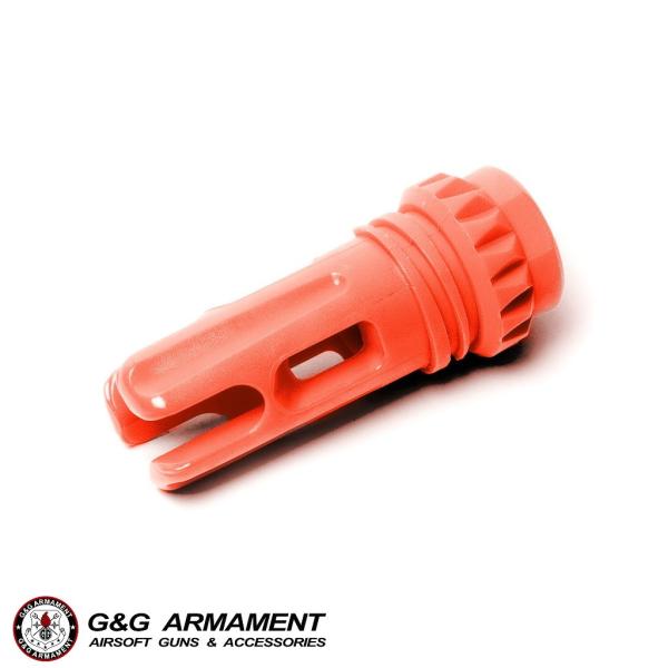 3 Prong Mock Flash Suppressor - Orange (14mm CCW)14mm逆ネジ仕様のプラスチック製モックフラッシュサプレッサー当店はG&amp;G JAPAN  , CONDOR JAPAN のオフィシャル...