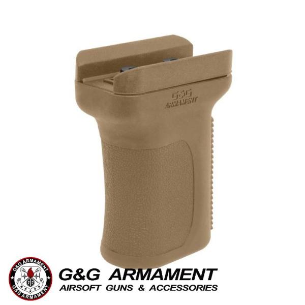 Forward Grip for G&amp;G Keymod RK74Handguard (Tan)    G&amp;G製フォアグリップKeymod仕様G&amp;G製電動エアーガンRK 74シリーズのハンドガードにフィットするようにラ...
