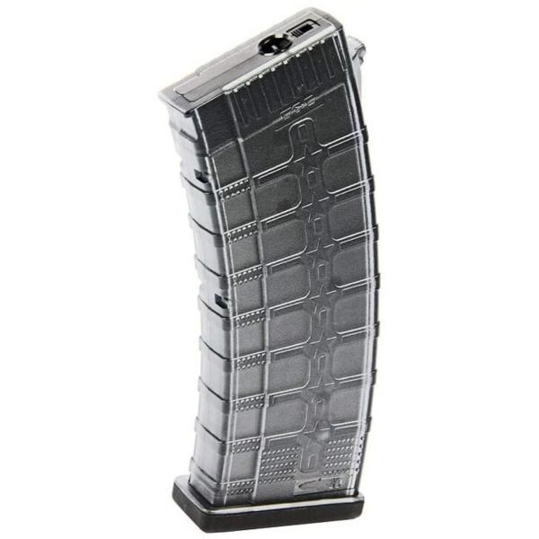 G&amp;G ARMAMENT : RK74 T/E/CQB 115R Mid-Cap Magazine (Dark Tainted) ・カラー:ブラック(半透明) ・対応エアガン:RK(AK)タイプ ・弾数:115発 ・マガジンタイプ:...