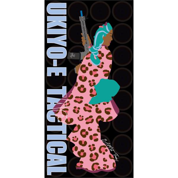 【発売日：2024年02月01日】浮世絵『見返り美人図』をモチーフにしたステッカー下地：四角ホログラムサイズ：5 x 10 (cm)厚さ：0.05mm