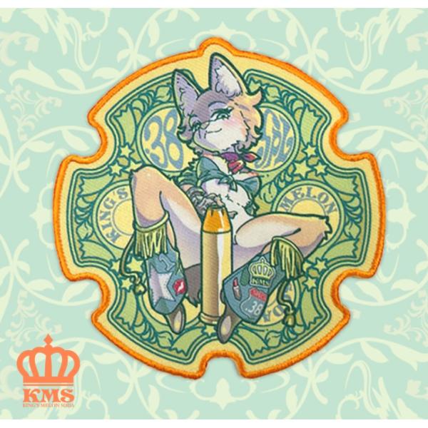 長辺 90mm仕 様：プリント 裏面ベルクロ加工