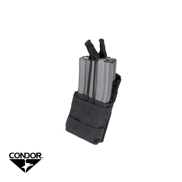 SINGLE STACKER M4 MAG POUCH BLACK当店はG&amp;G JAPAN  , CONDOR JAPAN のオフィシャルサポート店だから安心！