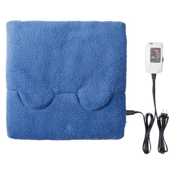 送料無料-沖縄・離島除く ギフト 　●内側と裏側はもこもこボアの生地であったか！●温度調節ができるから、いろんな使い方ができます。●足に...膝に...お尻に...腰に...お腹に...足元に... [サイズ]ヒーター:38×38cm、カバ...