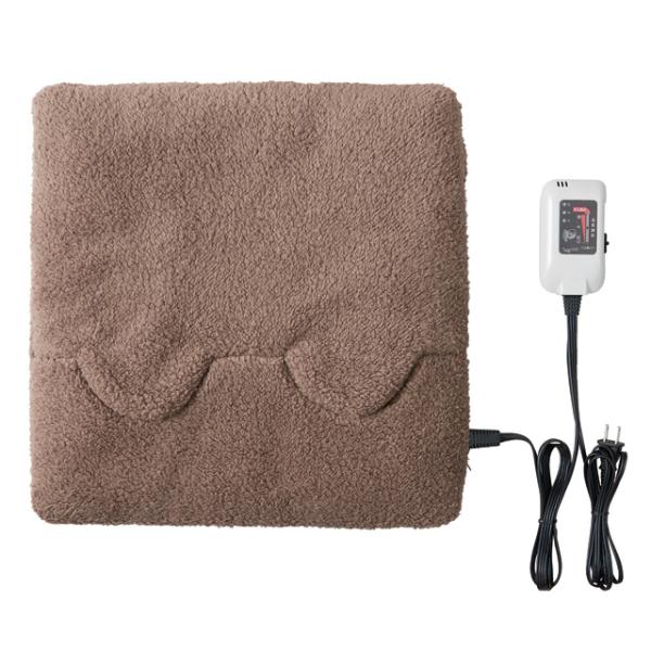 送料無料-沖縄・離島除く ギフト 　●内側と裏側はもこもこボアの生地であったか！●温度調節ができるから、いろんな使い方ができます。●足に...膝に...お尻に...腰に...お腹に...足元に... [サイズ]ヒーター:38×38cm、カバ...