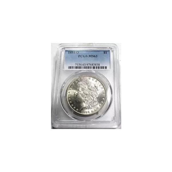 1884-O モルガン シルバー ダラー PCGS MS63 認定 コンディション KM#110 (235)