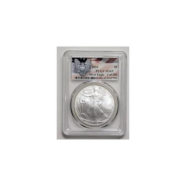 2010 シルバー イーグル PCGS MS69 フラッグ ヘラルディック バナー SKU 612801.69/81627552