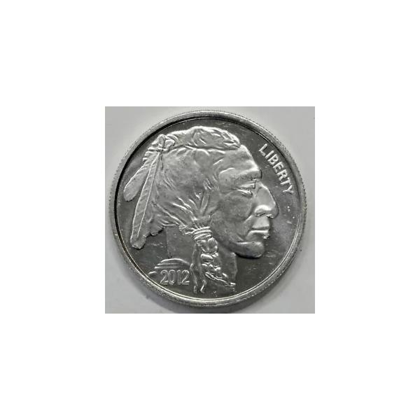 2012 リバティ ワン トロイ OZ .999 シルバー。インヘッドコイン #221