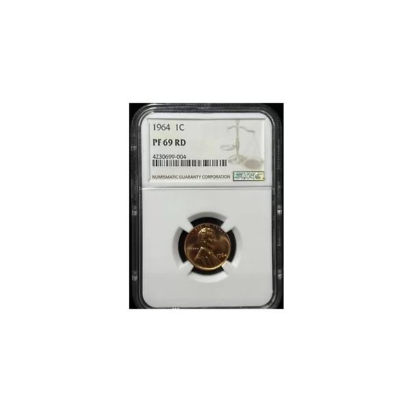 1964 リンカーン記念センター NGC PR69RD 受け取りコイン写真の説明を参照 3689