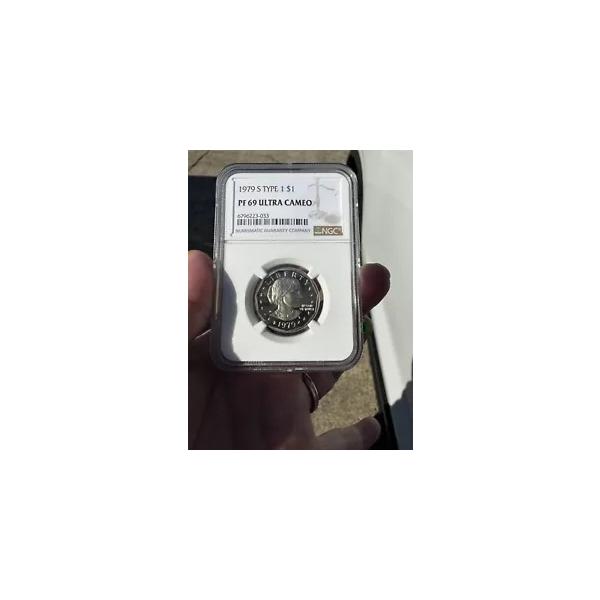 1979 - S スーザン B アンソニー PCGS プルーフ 69 ウルトラ カメオ タイプ 1