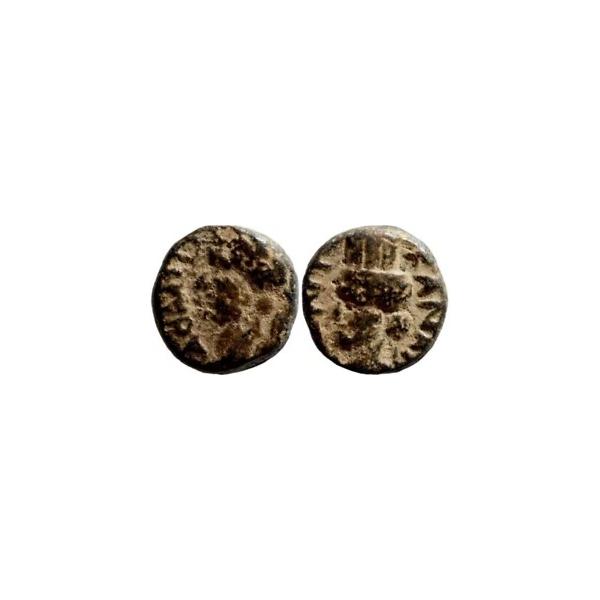 ??DOMITIAN-81-96 AD-11mm/2.44g-VF-CANATHA-DECAPOLIS-TYCHE-RPC II 2092-T_G_COINS!