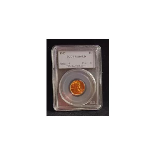 1955 PCGS MS66RD リンカーン ウィート ペニー コイン