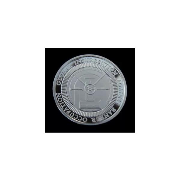 マックス カイザー 銀行家に対する世界的な反乱 GIABO 1 オンス .999 シルバー ラウンド