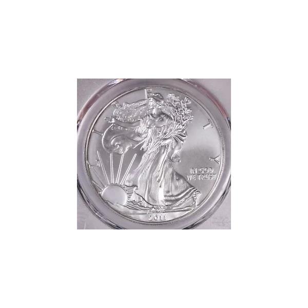 2011-(S) アメリカン シルバー イーグル - PCGS MS69 - サンフランシスコ造幣局に衝突