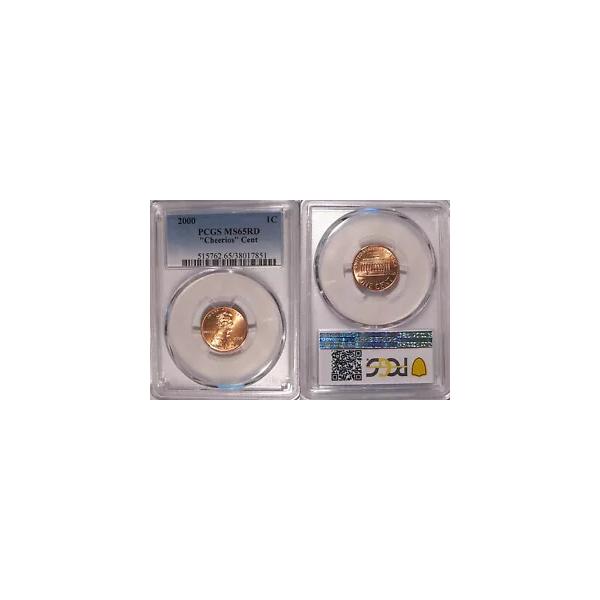 2000 P チェリオス リンカーン セント 1c PCGS MS65RD