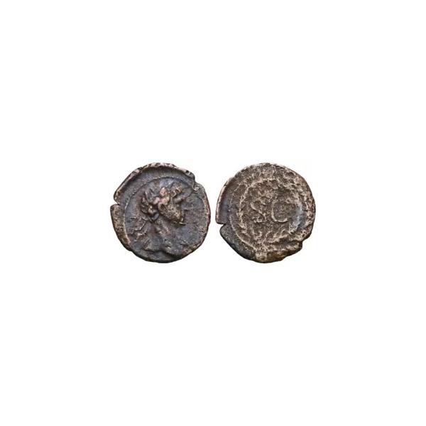 ??TRAJAN-98-117 AD-11mm/0.98g-VG-ANTIOCH-SC リース内-非常に希少-T_G_COINS!
