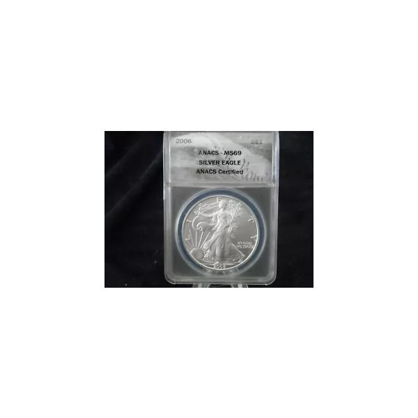 2006 $1 アメリカン シルバー イーグル ANACS MS69