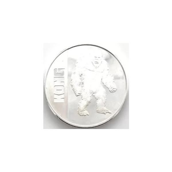 2021 コング $2 1oz. .999 シルバーラウンド