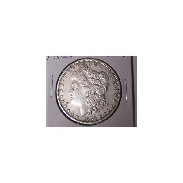 1883-P モーガン シルバー ダラー VF/XF ディテール フィラデルフィア ミント コイン (91322)