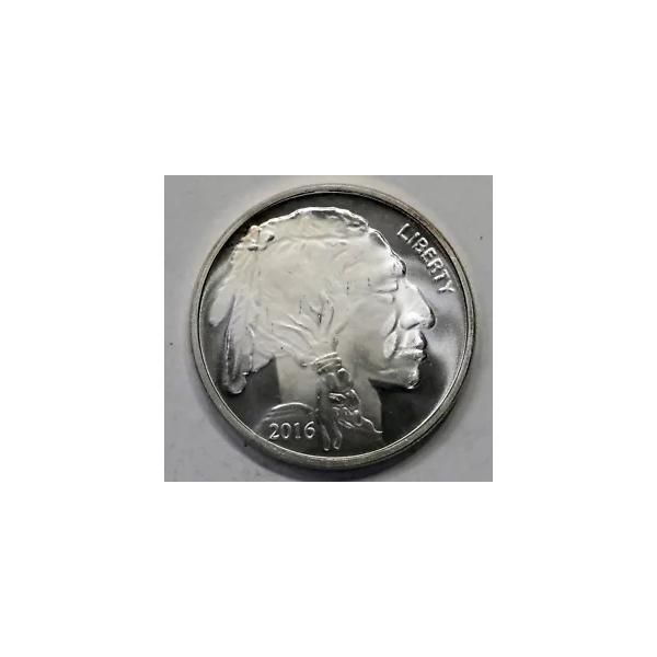 2016 リバティ ワン トロイ OZ .999 シルバー。インヘッドコイン #224