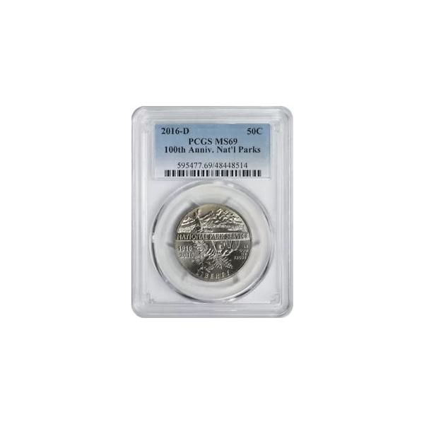 2016-D 国立公園 100 周年記念 ハーフダラー MS69 PCGS