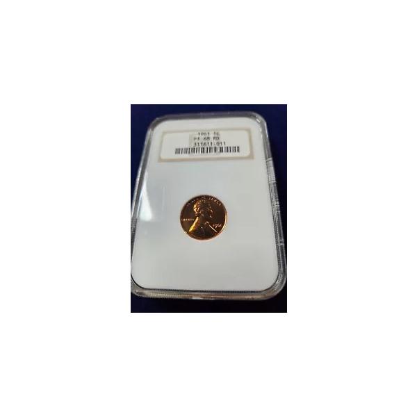 ??1961 リンカーン ウィート セント NGC PF68 RD レッド プルーフ ペニー 1 セント コイン 脂肪ホルダー