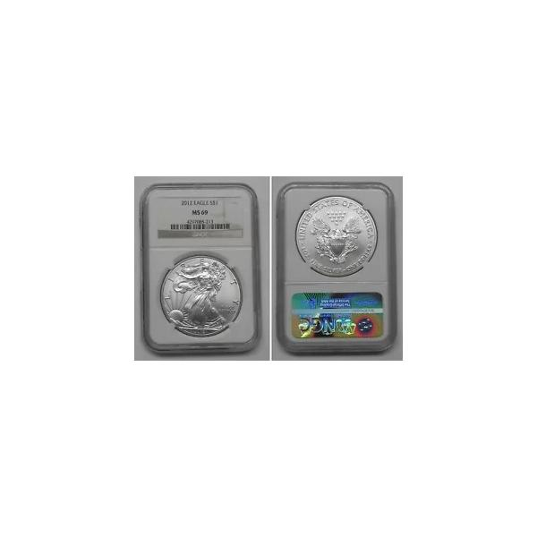 2012 アメリカン 1オンス シルバー イーグル NGC MS69 #5213