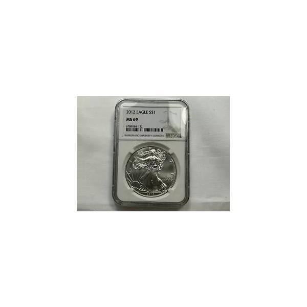 2012 アメリカン シルバー イーグル 1 オンス .999 NGC MS69