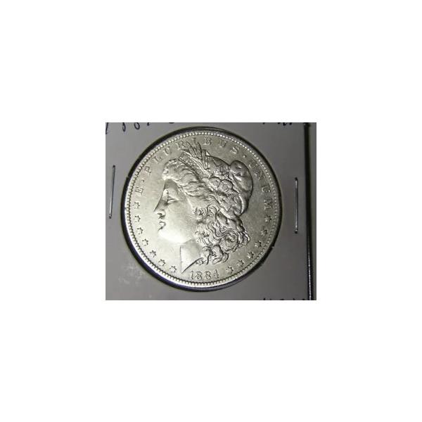 1884-O モーガン シルバー ダラー VF/XF ニューオーリンズ造幣局 (4122)