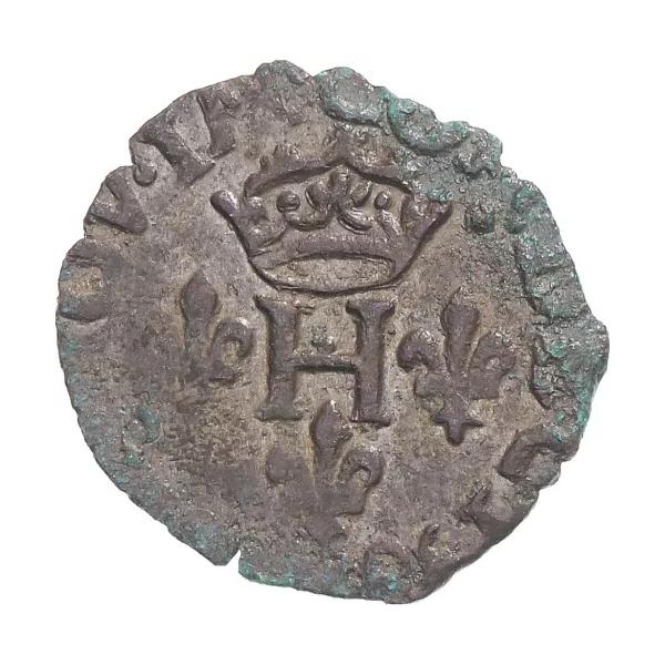 [#1045334] コイン、フランス、アンリ 3 世、Liard ? la Croix du Saint-Esprit、(1574-1589)