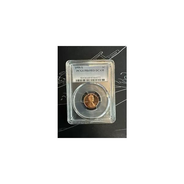 1999 S 1c PCGS PR69RD DCAM リンカーン セント
