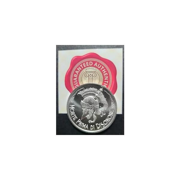 インタリオ 2022 Morte Prima di Disonore Type II BU 1 オンス シルバー ラウンド COA デス