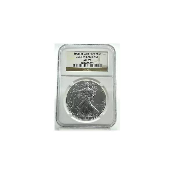 2013-(W) アメリカン シルバー イーグル NGC MS69