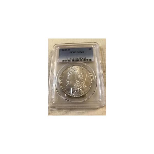 1885-O モーガン シルバー ダラー PCGS MS 62 $1 コイン