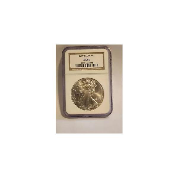 2000 1オンス シルバー アメリカン イーグル NGC MS69