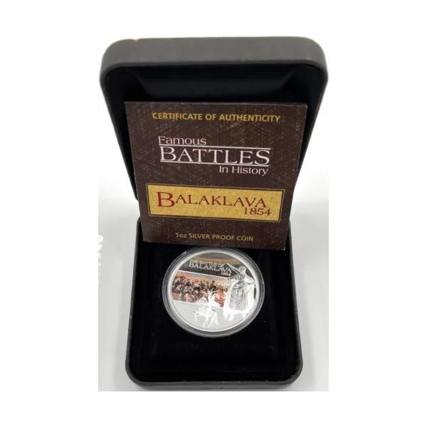 2009 ツバル $1 バラクラバ 1854 1ozt. .999 シルバー ラウンド、ボックス/COA 付き