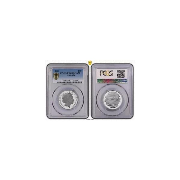 オーストラリア 20 セント 2011 PCGS PR69DCAM