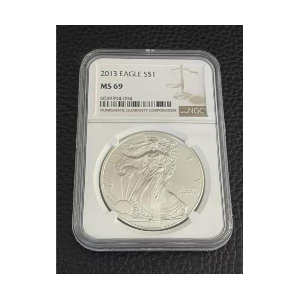 2013 NGC シルバー アメリカン イーグル ドル コイン MS69