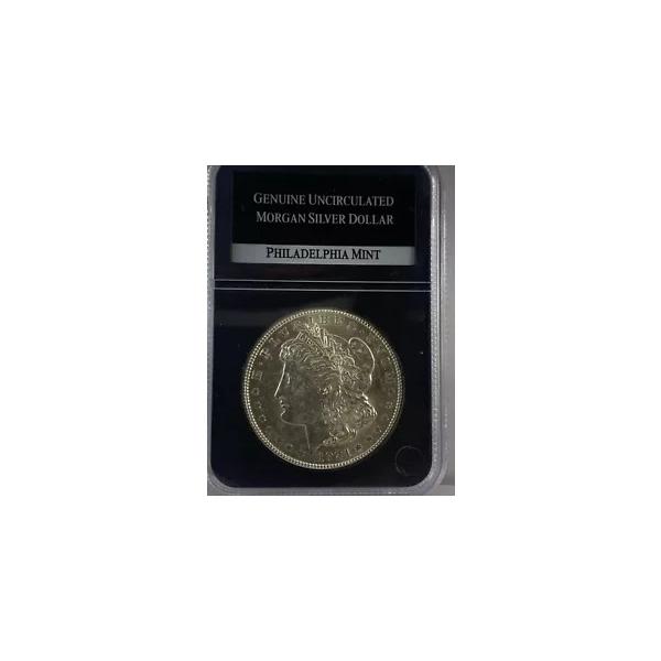 1921 -P モルガン シルバー ダラー未流通 90% シルバー PCS ホルダー